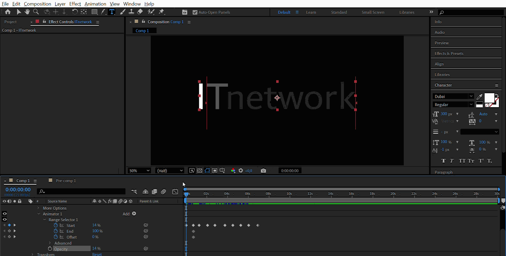 Lekce 3 - Vytvoření první animace v Adobe After Effects