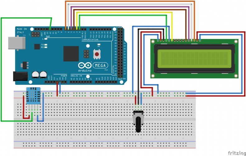 Dht11 Arduino Lcd Wiring Diagram Arduino Arduino Lcd Lcd Images