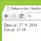 Lekce 1 - Úvod do JavaScriptu