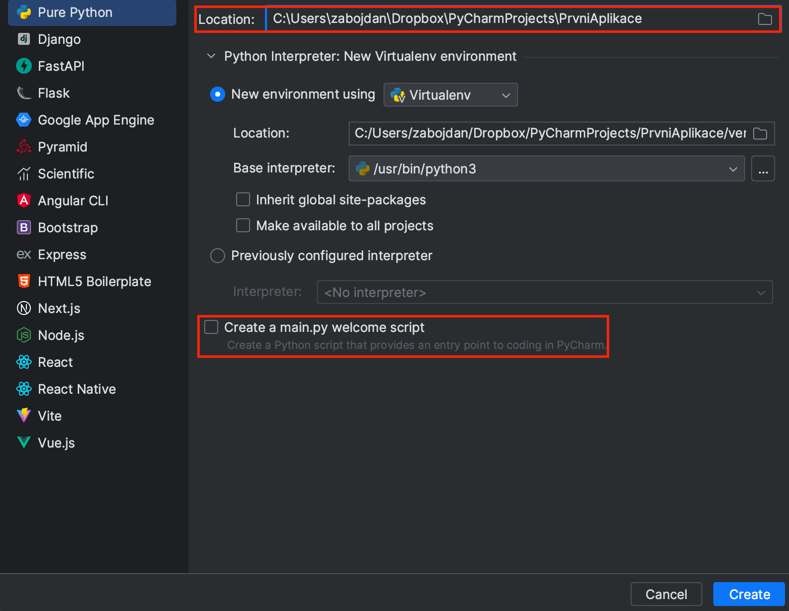 Lekce 2 - PyCharm a první konzolová aplikace v Pythonu